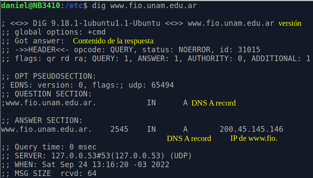 Aplicaciones DNS: Comandos para DNS | Aula Virtual